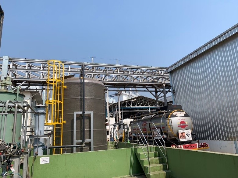 Installation of Chemical Tank – Chemitron
